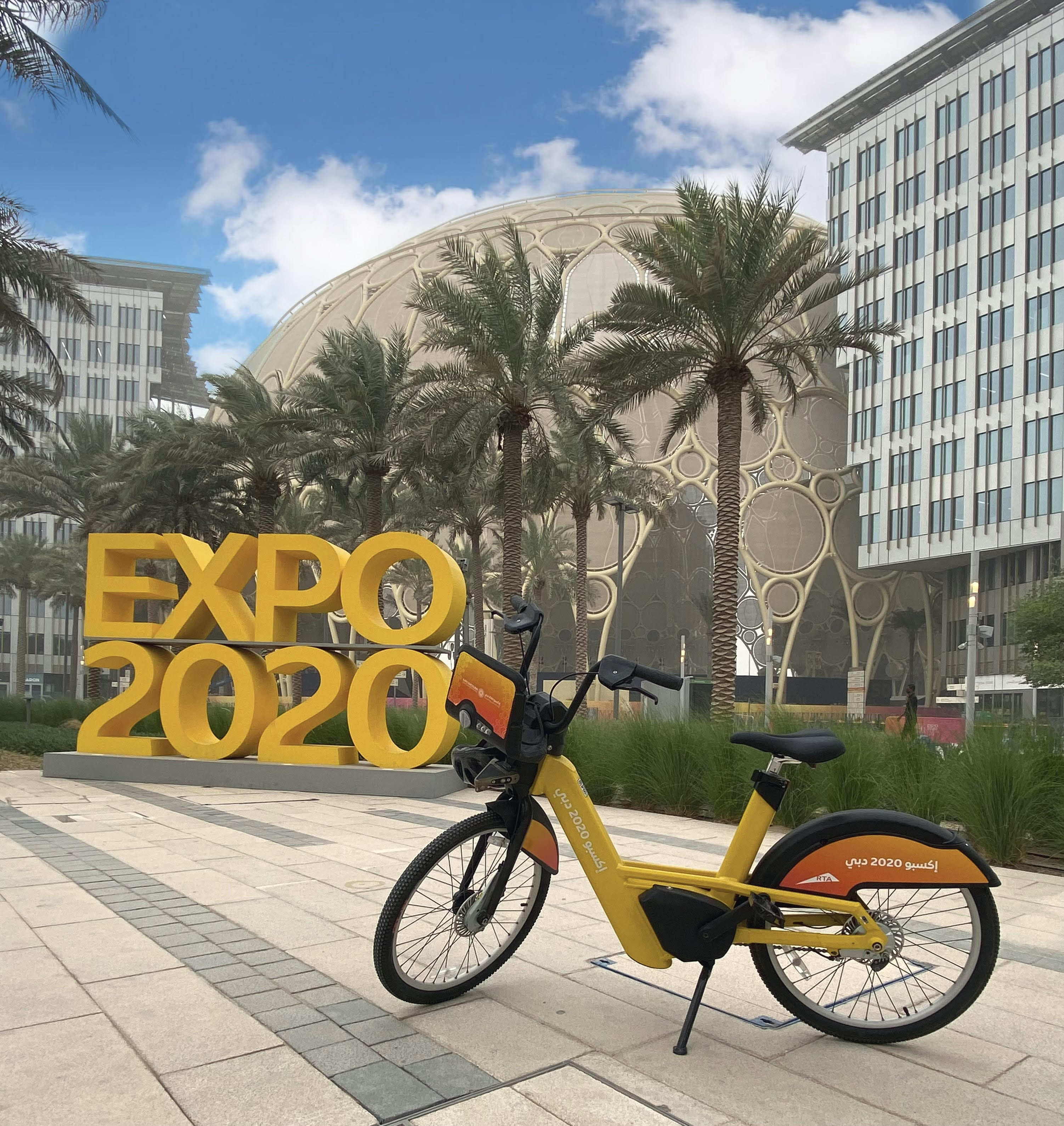 Bike sharing introduced as a mobility mode for Expo 2020